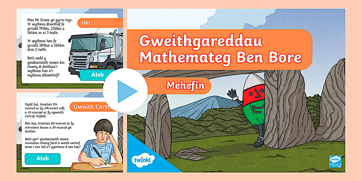 Gweithgareddau Mathemateg Ben Bore CC3: Mehefin - Twinkl
