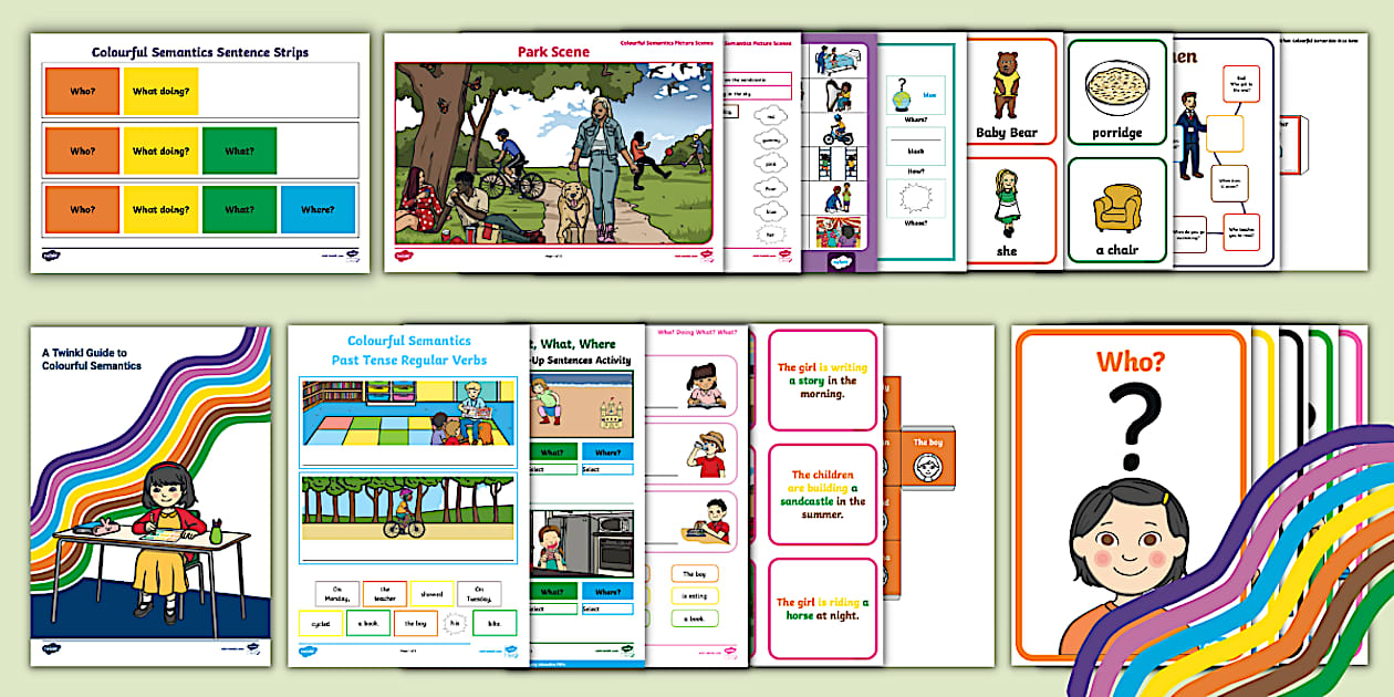 The Ultimate Colourful Semantics Resource Pack - Twinkl