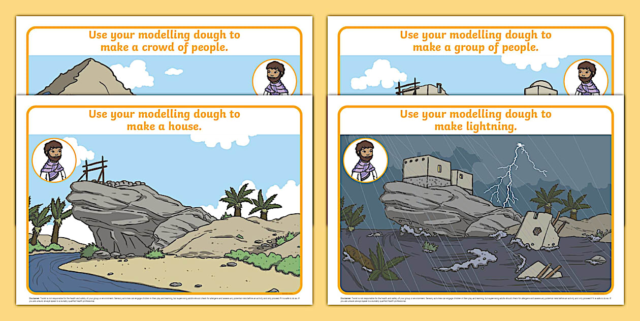 The Two Builders Modelling Dough Mats (teacher made)