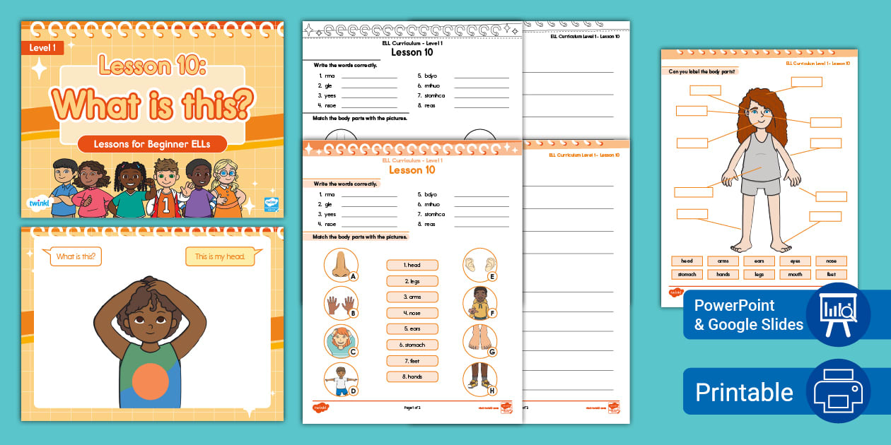 ELL Curriculum: Level 1, Lesson 10 Lesson Pack - Twinkl
