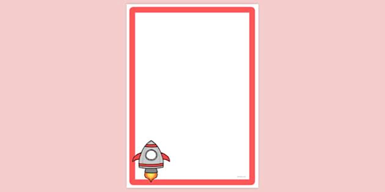 Space Page Border | Page Borders | Twinkl (Teacher-Made)