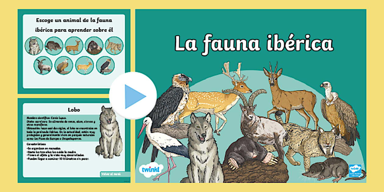 Presentación: La fauna ibérica