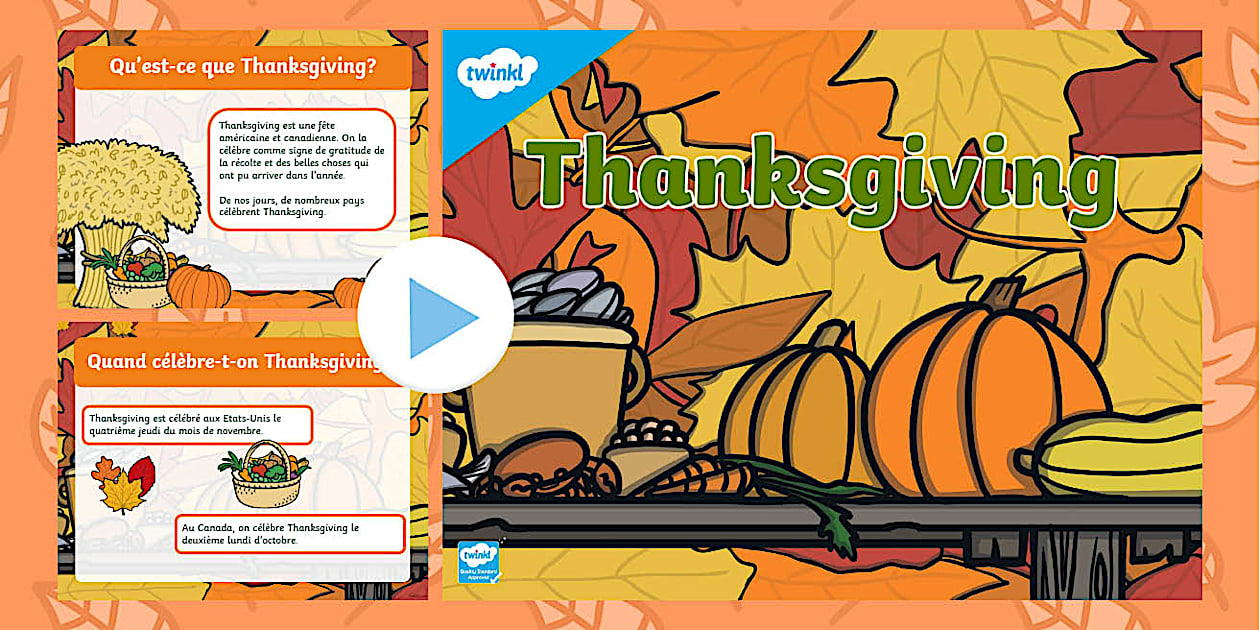 Powerpoint - Thanksgiving (teacher made) - Twinkl