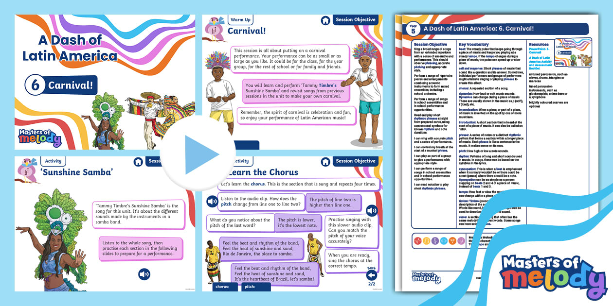 👉 Year 5 A Dash of Latin America - Session 6