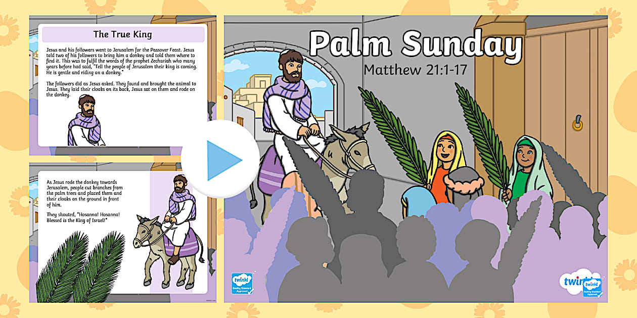 Palm Sunday PowerPoint (teacher made) - Twinkl