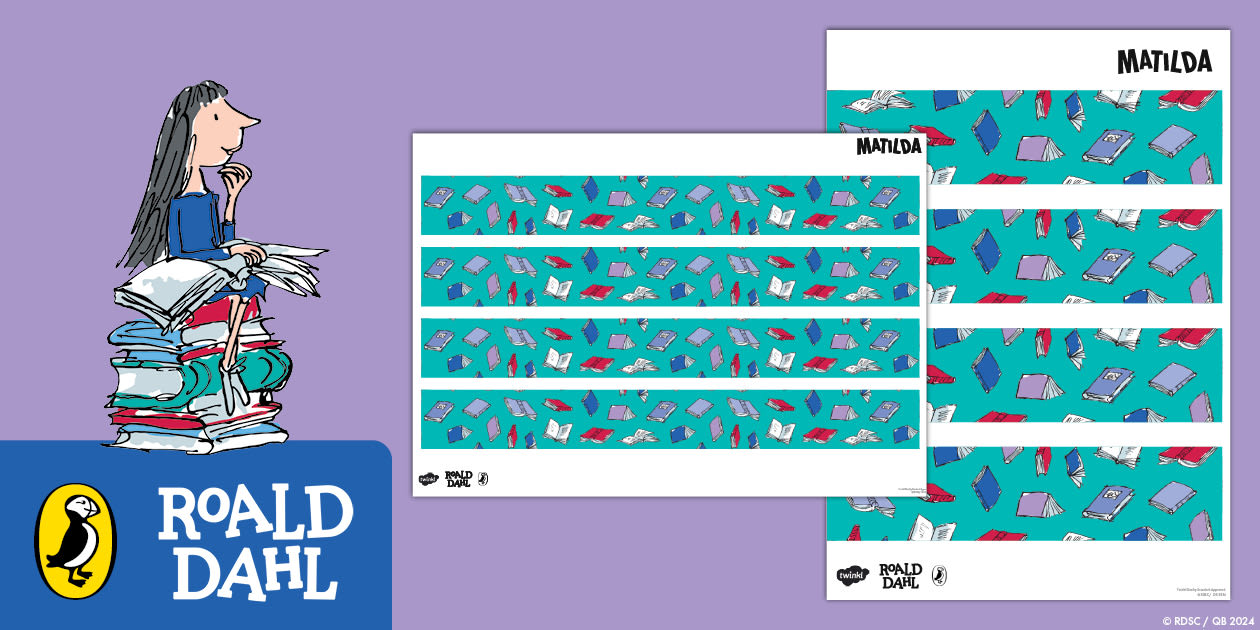 FREE! - Matilda: Display Borders (teacher made) - Twinkl