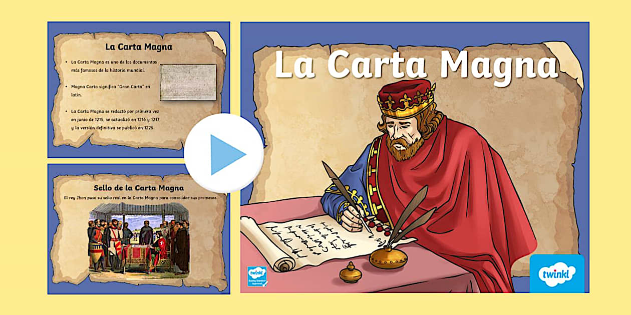 La Carta Magna - Presentación PowerPoint - Twinkl Colombia