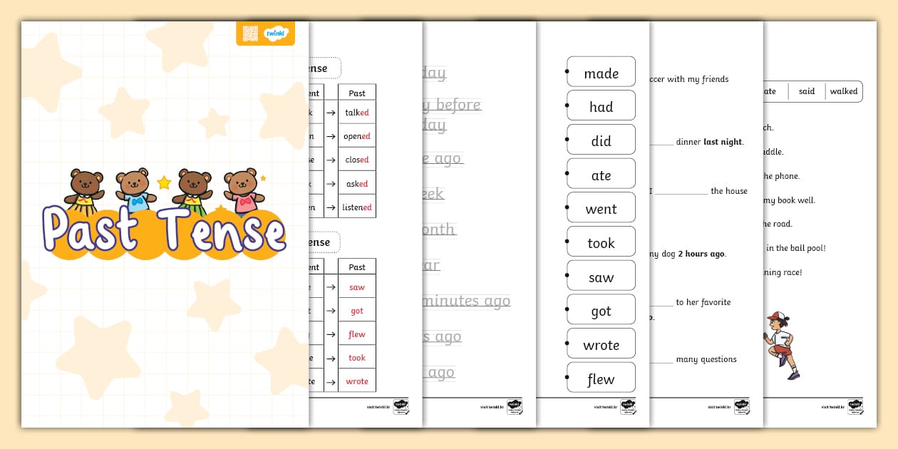 [초등 영문법 방학특강] 베이비 그래머: 과거 시제 | Baby Grammar: Past Tense