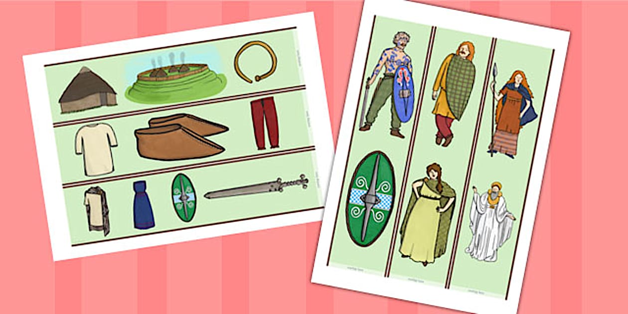 The Celts Iron Age Display Borders (teacher made) - Twinkl