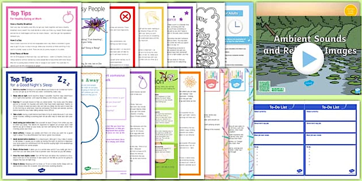 Staff Wellbeing Pack - Mindfulness Resource (teacher made)