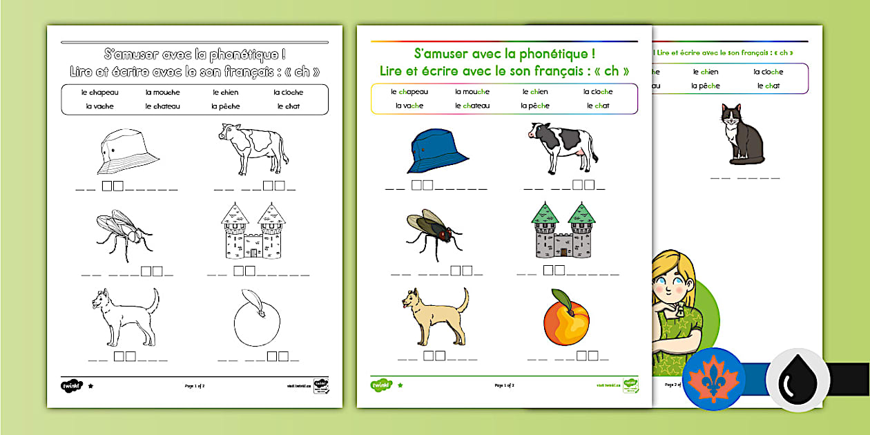 Fun with Phonetics! {le son ch} (teacher made) - Twinkl