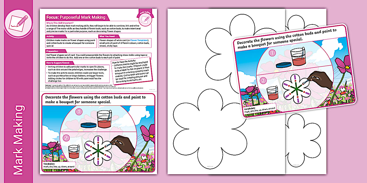 Mother's Day Planning EYFS | Fine Motor Mark Making | Twinkl