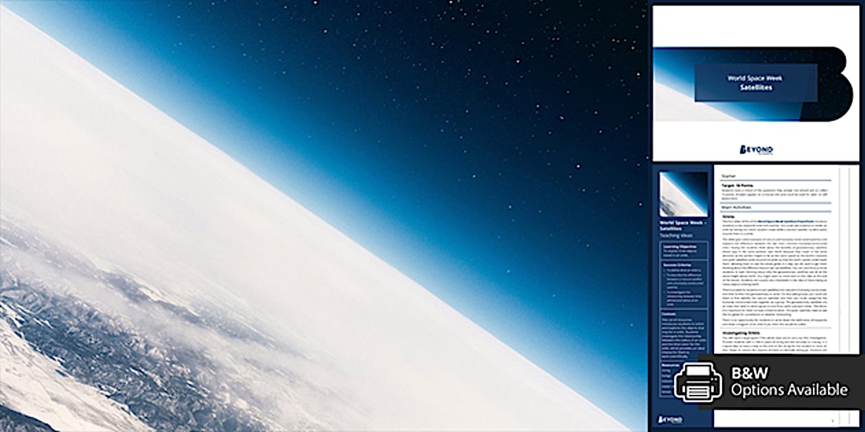 Satellites | KS3 Science | World Space Week | Beyond