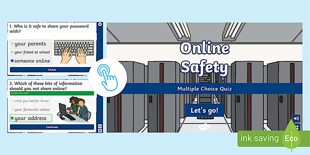 Internet Safety Quiz | Online Quiz | Twinkl (teacher made)