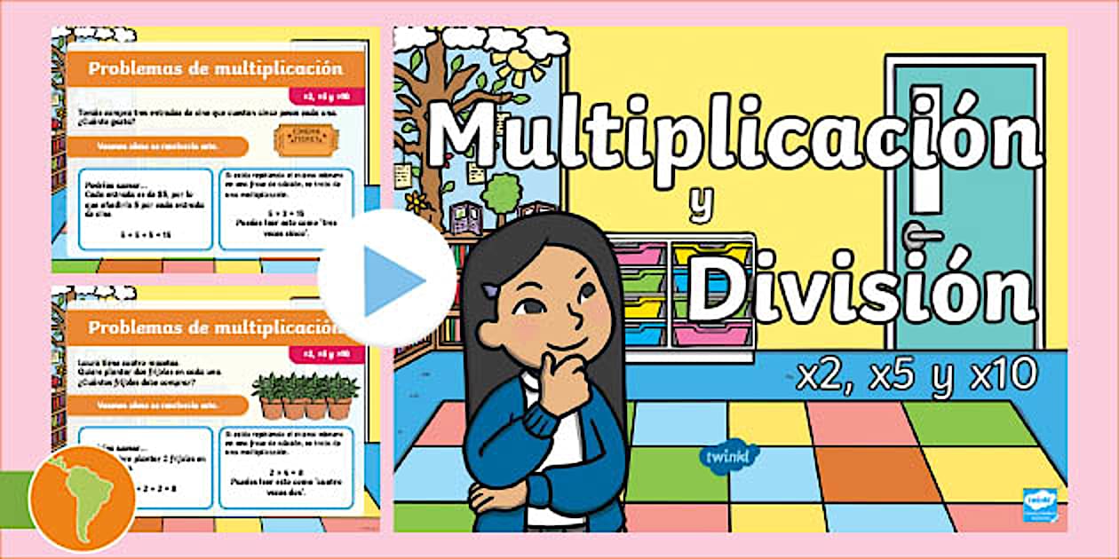 Powerpoint: Multiplicación y división - Twinkl