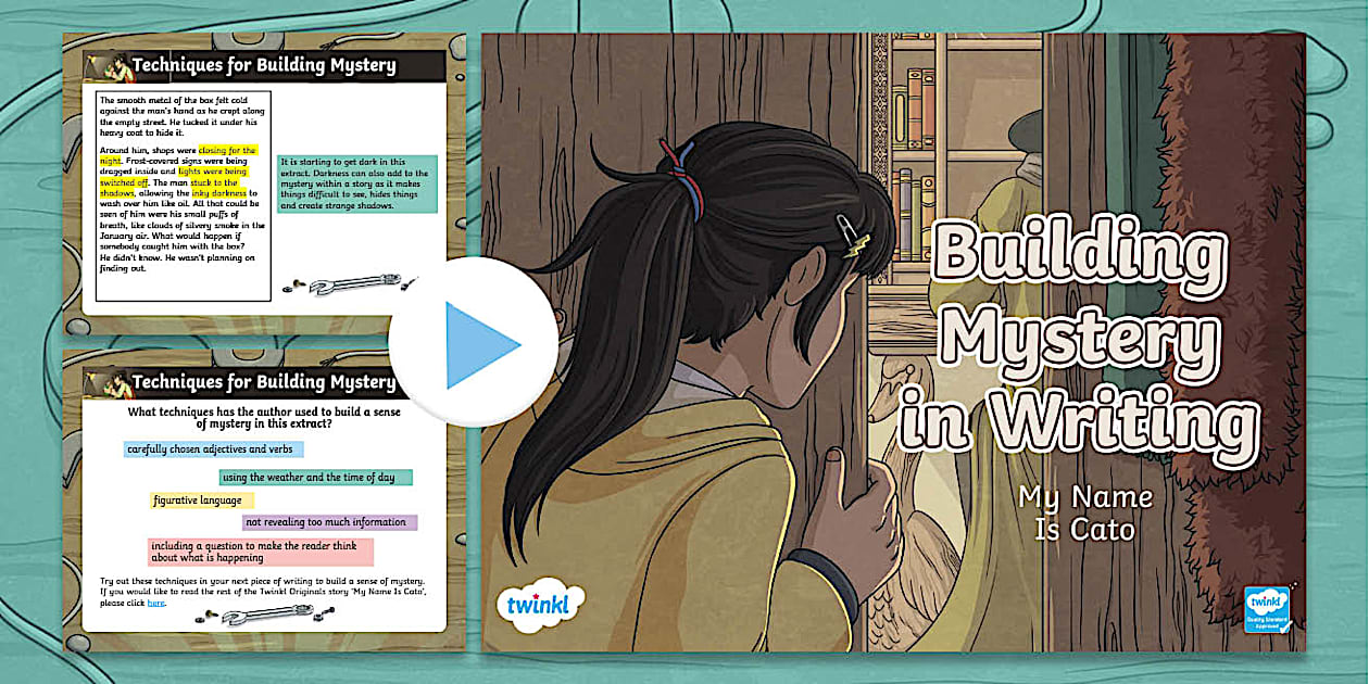 Features of Building Mystery LKS2 PowerPoint (teacher made)