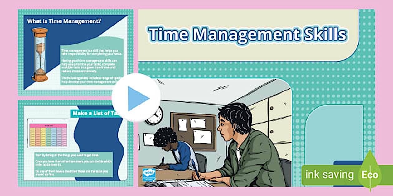 SEND: Older Learners: Time Management Skills - Twinkl