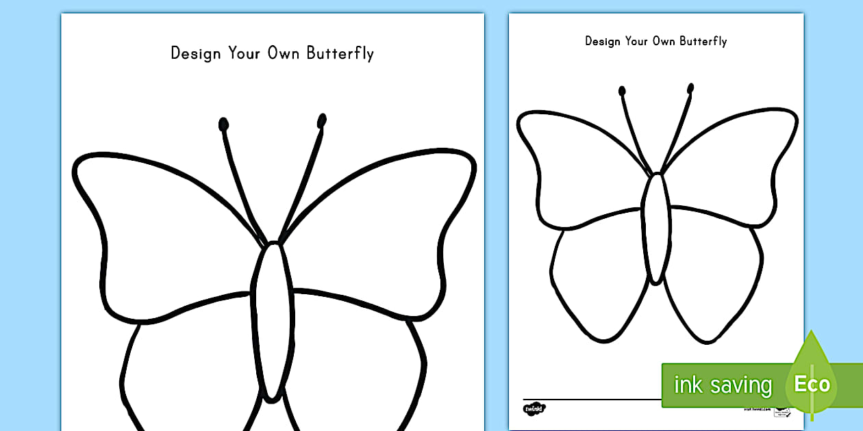 Butterfly Coloring Worksheet | Art Activity | Twinkl USA