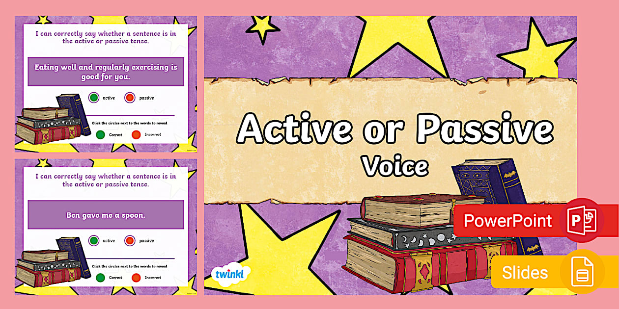 Passive and Active Voice Quiz for Grades 6-8 | Twinkl USA