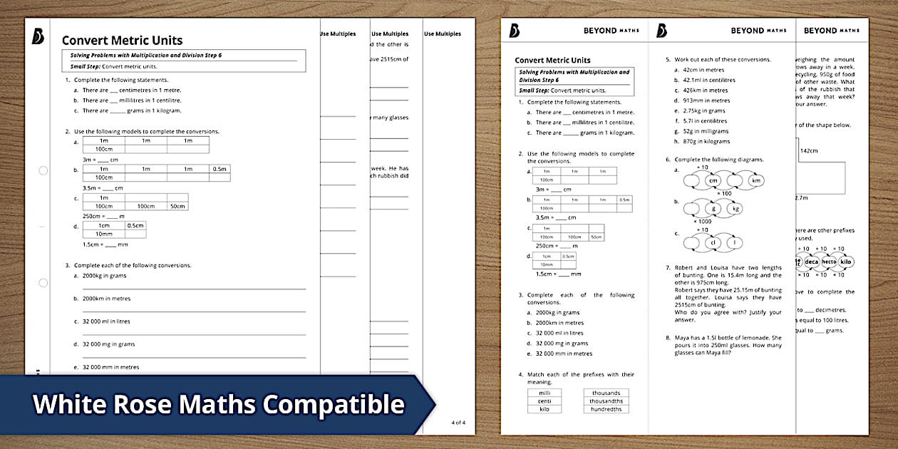 👉 Convert Metric Units (teacher made) - Twinkl