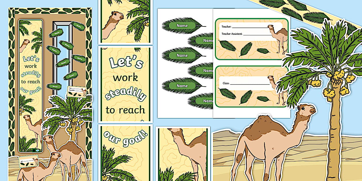 Camel Themed Door Display (Teacher-Made) - Twinkl
