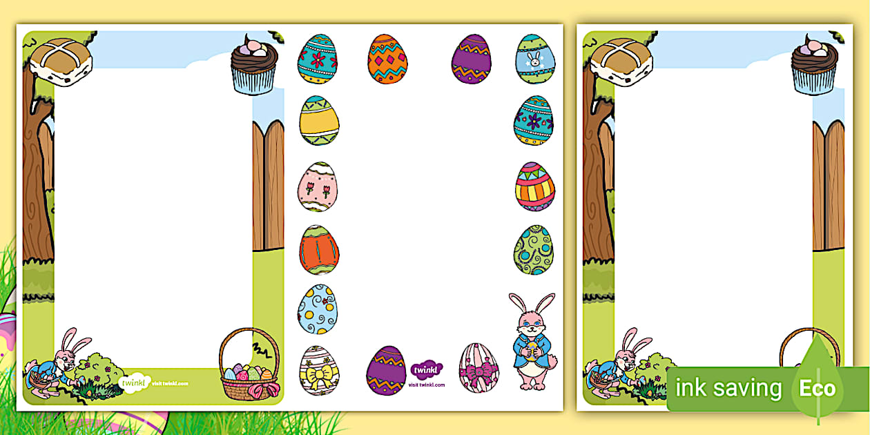 Easter Card Template - Creative and Festive Crafting