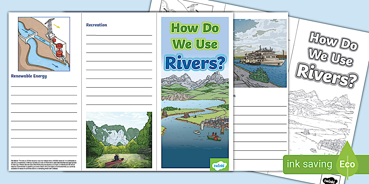 How Do We Use Rivers Leaflet Template (teacher made)