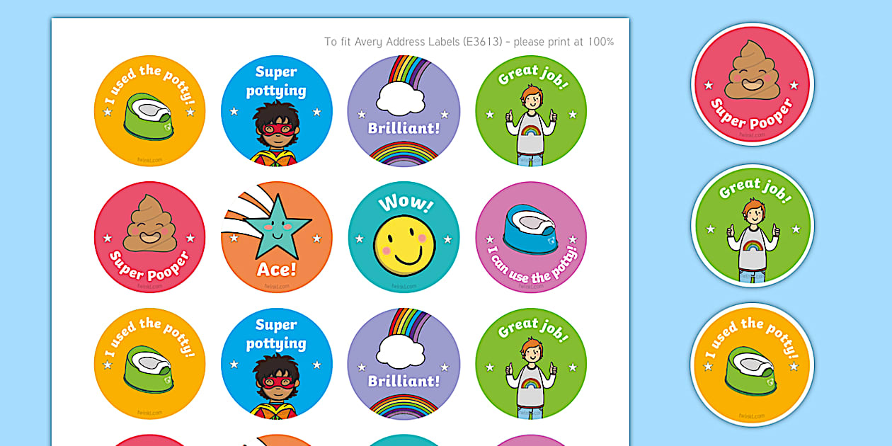 Potty Training Stickers (teacher made) - Twinkl