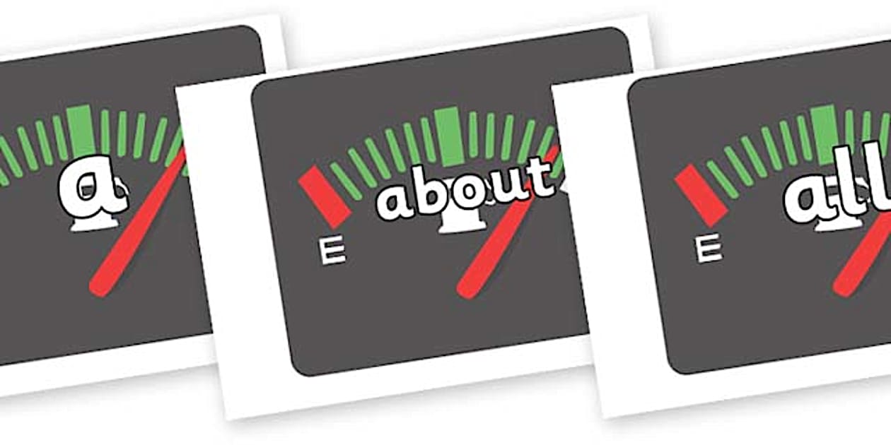 100 High Frequency Words on Dials (teacher made) - Twinkl