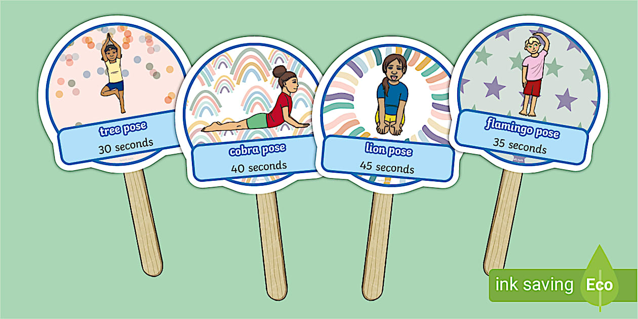 Yoga Brain Breaks - Grab and Go! (teacher made) - Twinkl