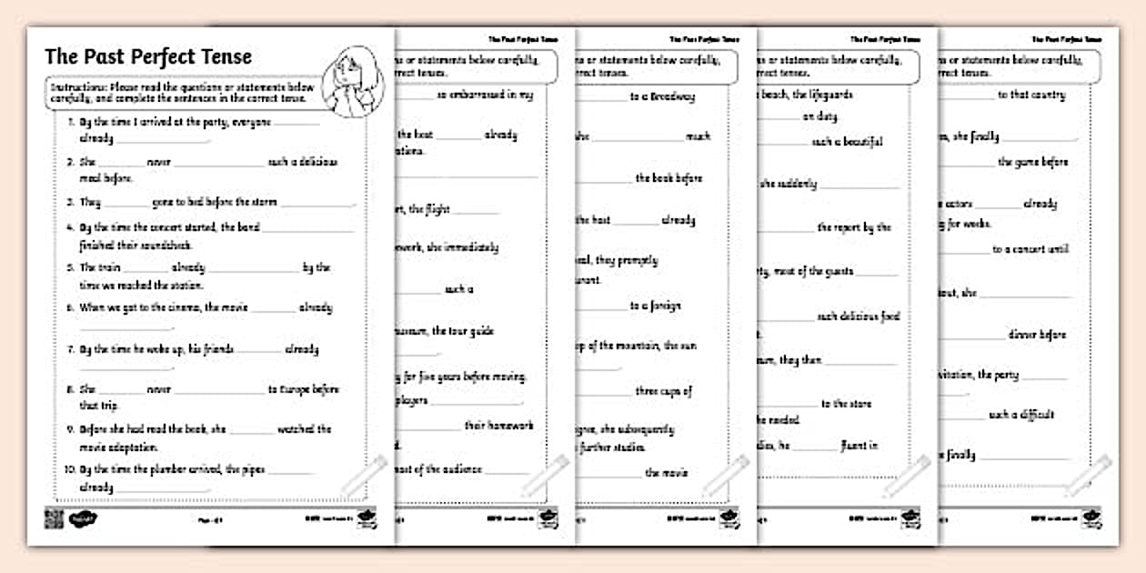 The Past Perfect Tense
