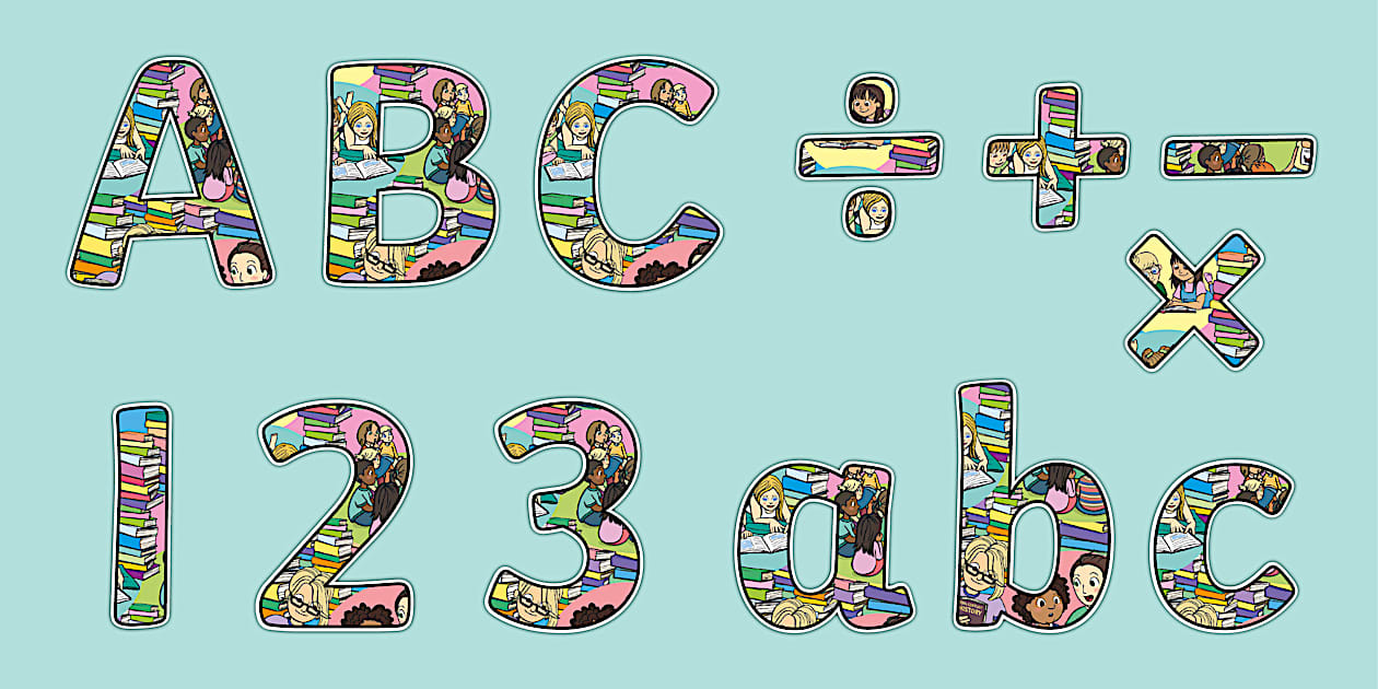 👉 Literacy Area Display Lettering - Twinkl