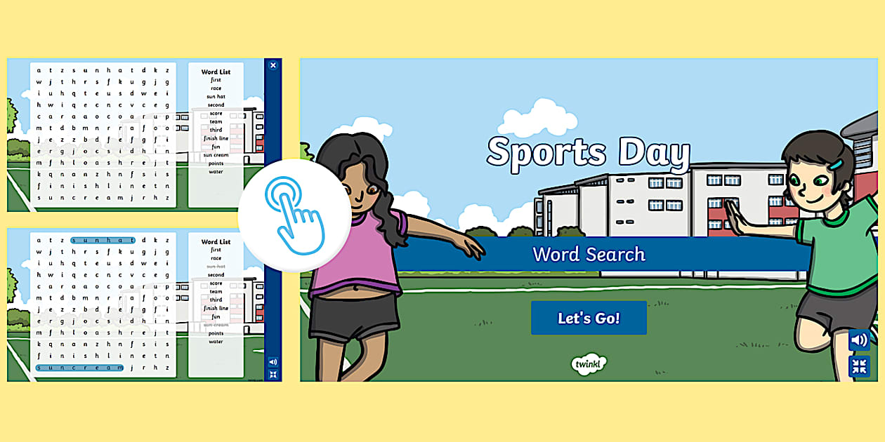 Interactive Sports Day Word Search | Twinkl Go! - Twinkl