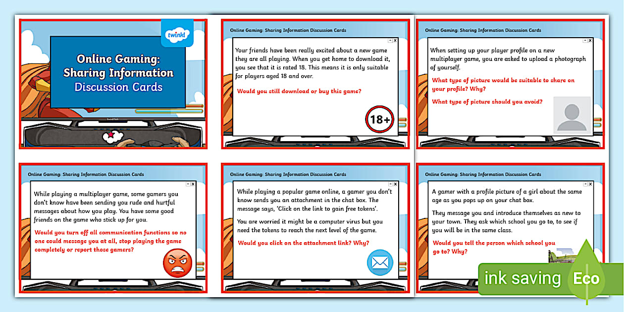 Online Gaming Information | Online Gaming | Twinkl - Twinkl