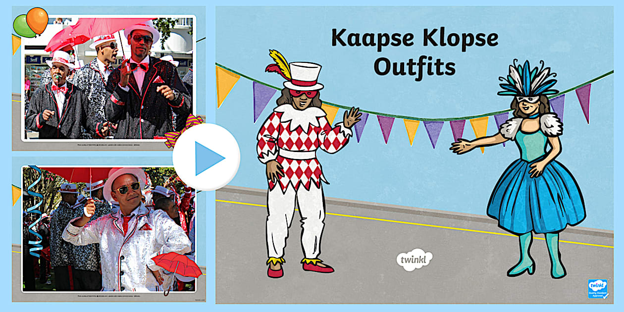Kaapse Klopse Outfits PowerPoint - Heritage Day - Festivals