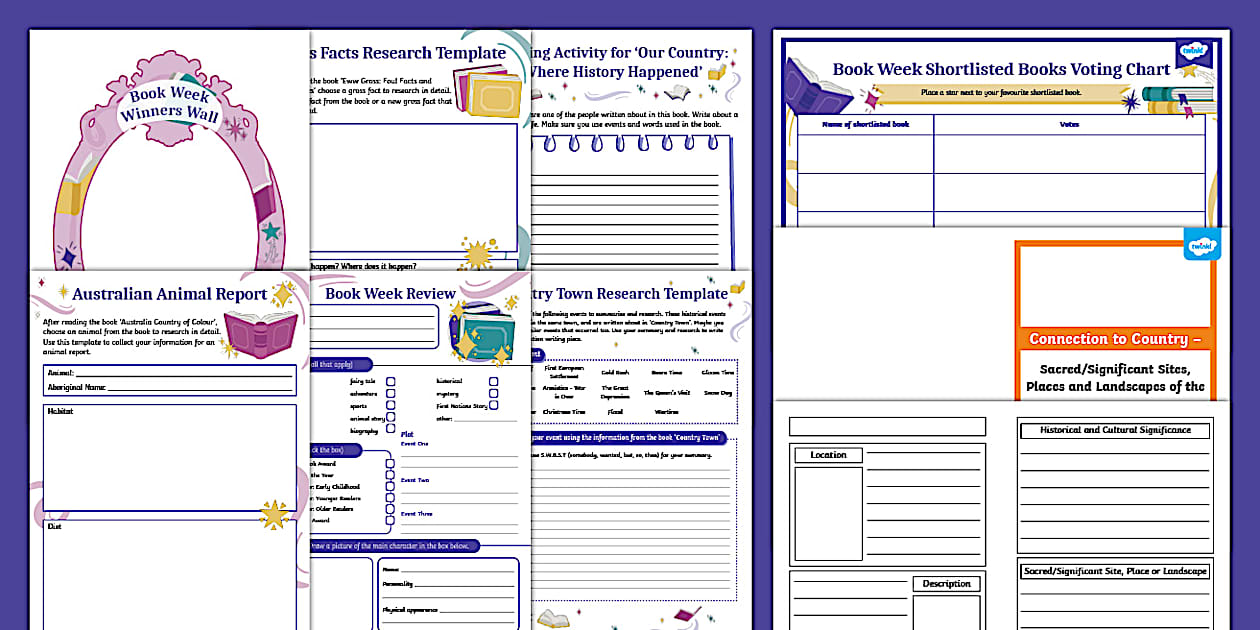 Book Week: Information Book Award Category Activity Pack