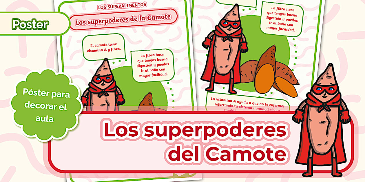 Póster: Súper Camote