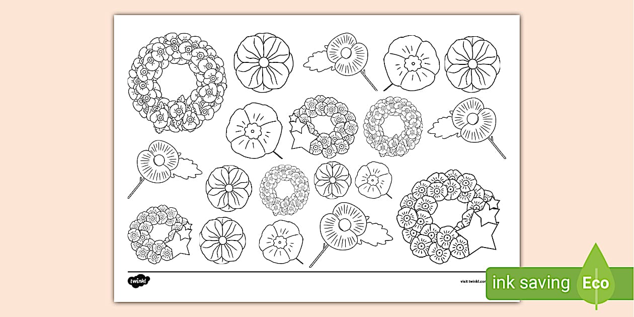 Poppy Doodle Colouring Sheet (teacher made) - Twinkl