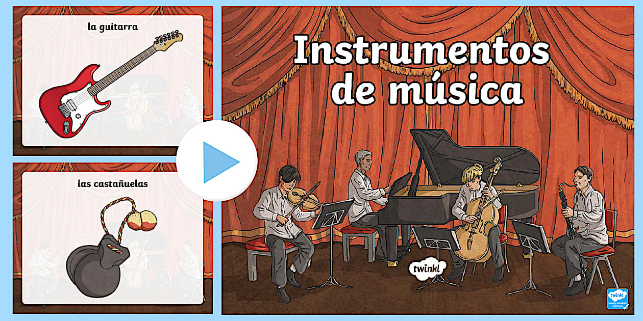 Spanish musical instruments - Musical Instruments PowerPoint