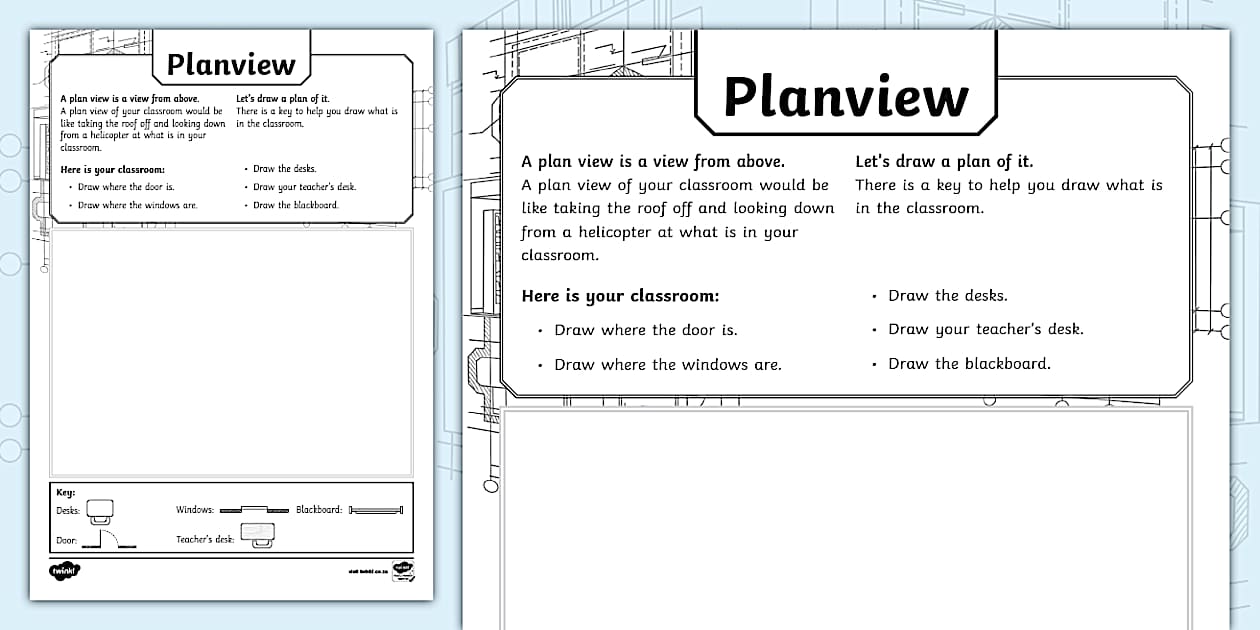 Planview - Activity Sheet (teacher made) - Twinkl