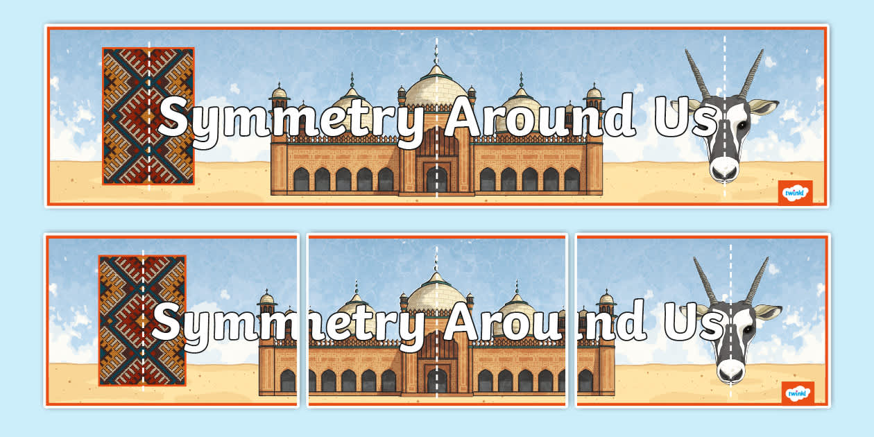 Symmetry Around Us Display Banner
