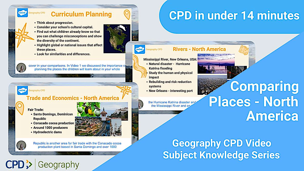 How to Teach Comparing Places KS2 - North America - CPD