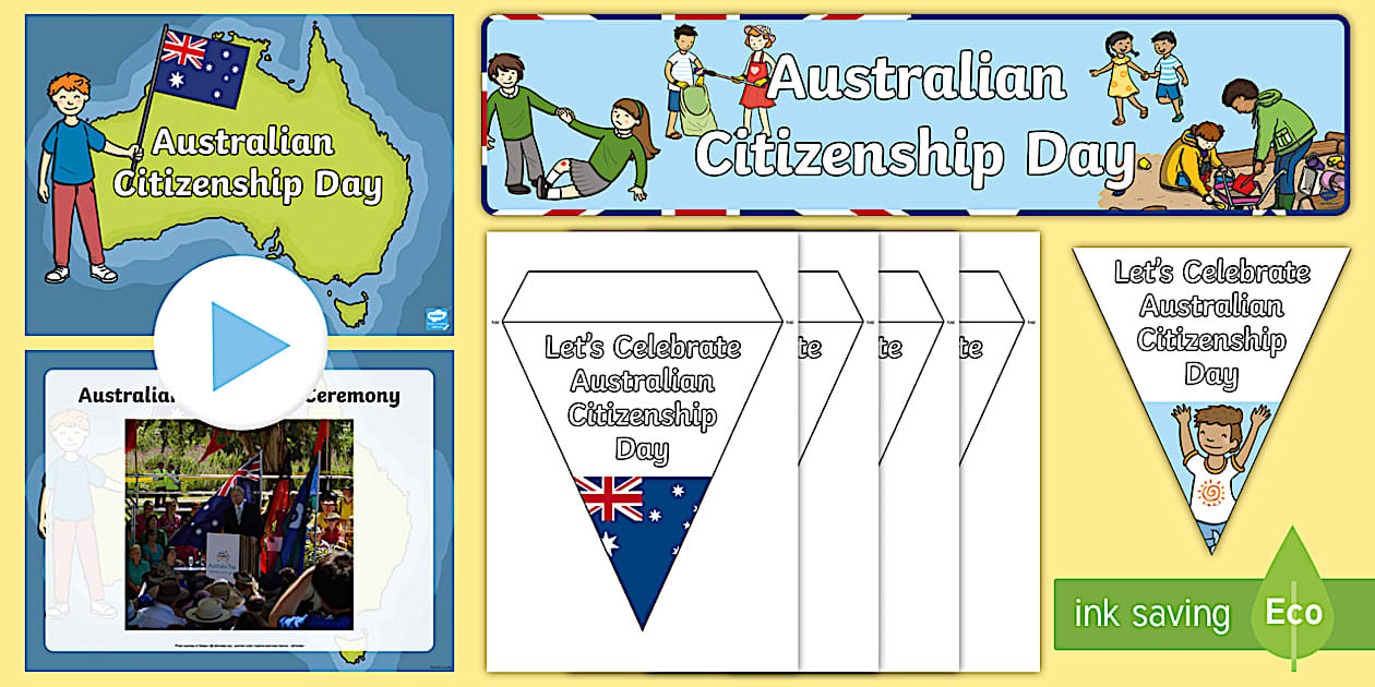 F-2 Australian Citizenship Day Display Pack (teacher made)