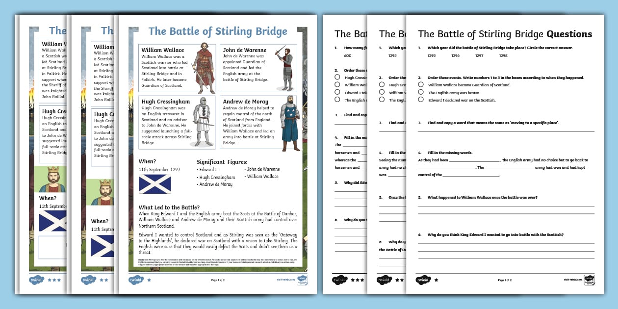 Stirling Bridge Differentiated Reading Comprehension