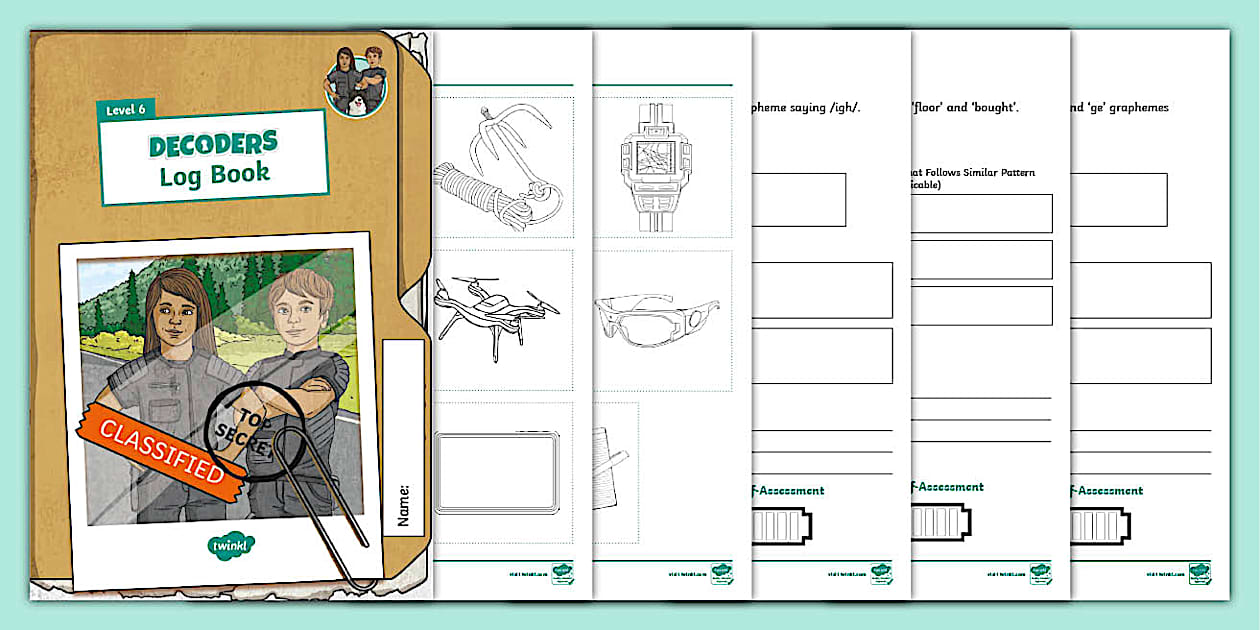 Level 6 Decoders Log Book – Phonics Resource – KS2