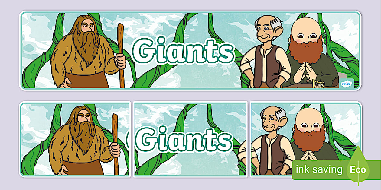 Giants Display Banner (teacher made) - Twinkl