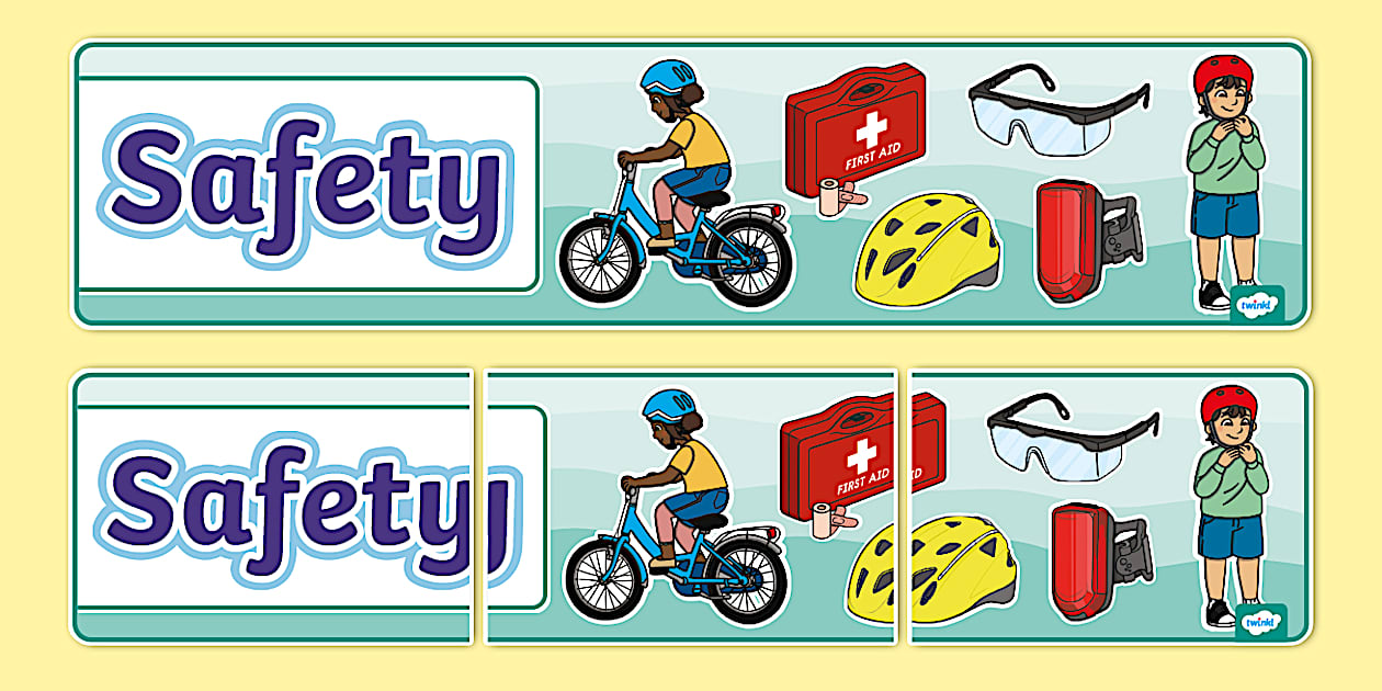 Safety Display Banner (teacher made) - Twinkl