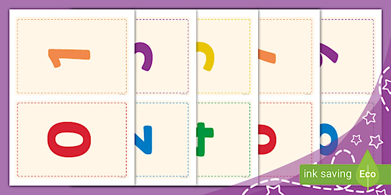 My First Numbers - 0-10 Flashcards (teacher made) - Twinkl