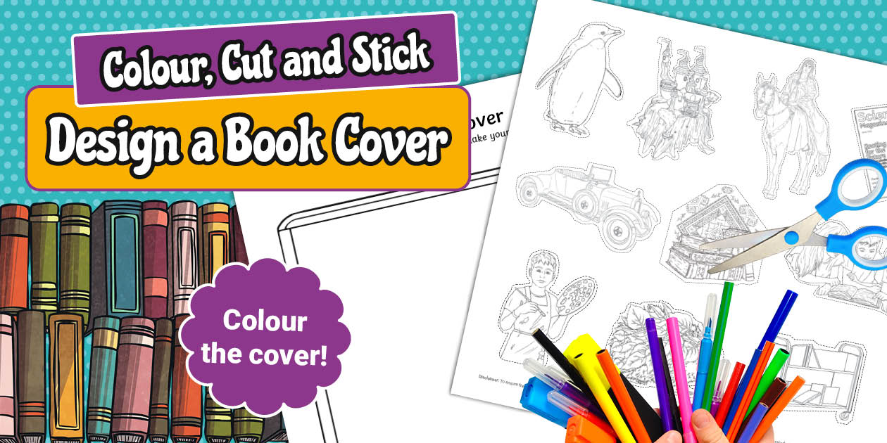 Colour, Cut and Stick: Design a Book Cover