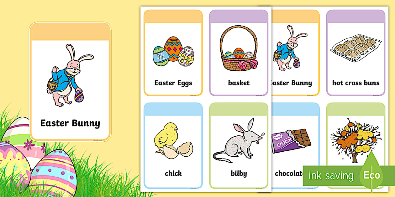SA Easter Flashcards (teacher made) - Twinkl